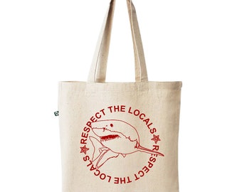 Respect the Locals Tote Bag Ocean Inspired Style Coastal Grandma ...