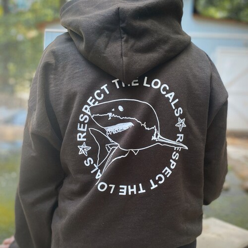 Respect Local Shirt Aesthetic Shirt Words on Back Beach | Etsy