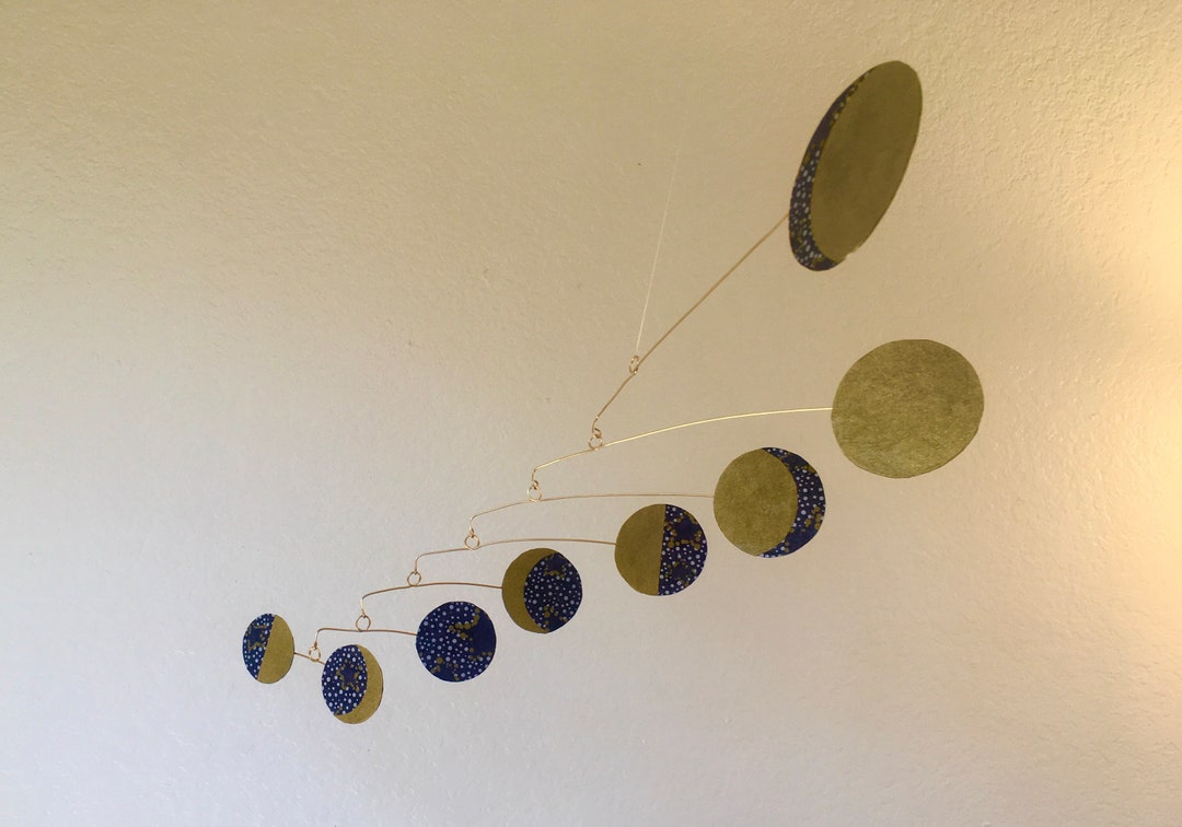 Moon Phase Hanging Mobile Night Sky Home Art for Decoration ...