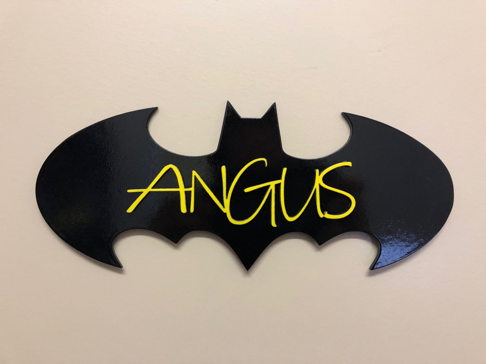 Signo de puerta personalizado inspirado en Batman | Etsy