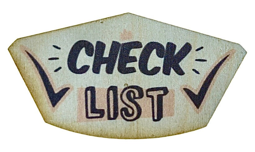 Important Reminder Color Printed Birchwood Magnet School Work Organize ...