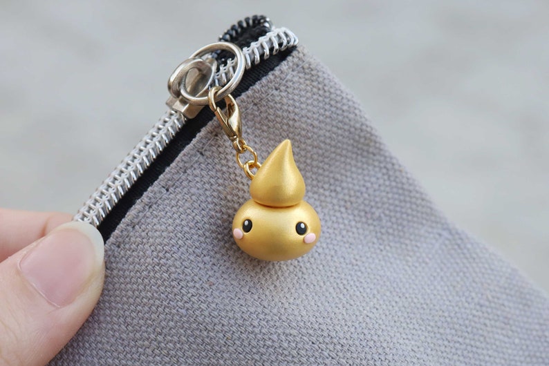 Gold Poop Golden Poo Charm Handmade Kawaii Keychain - Etsy