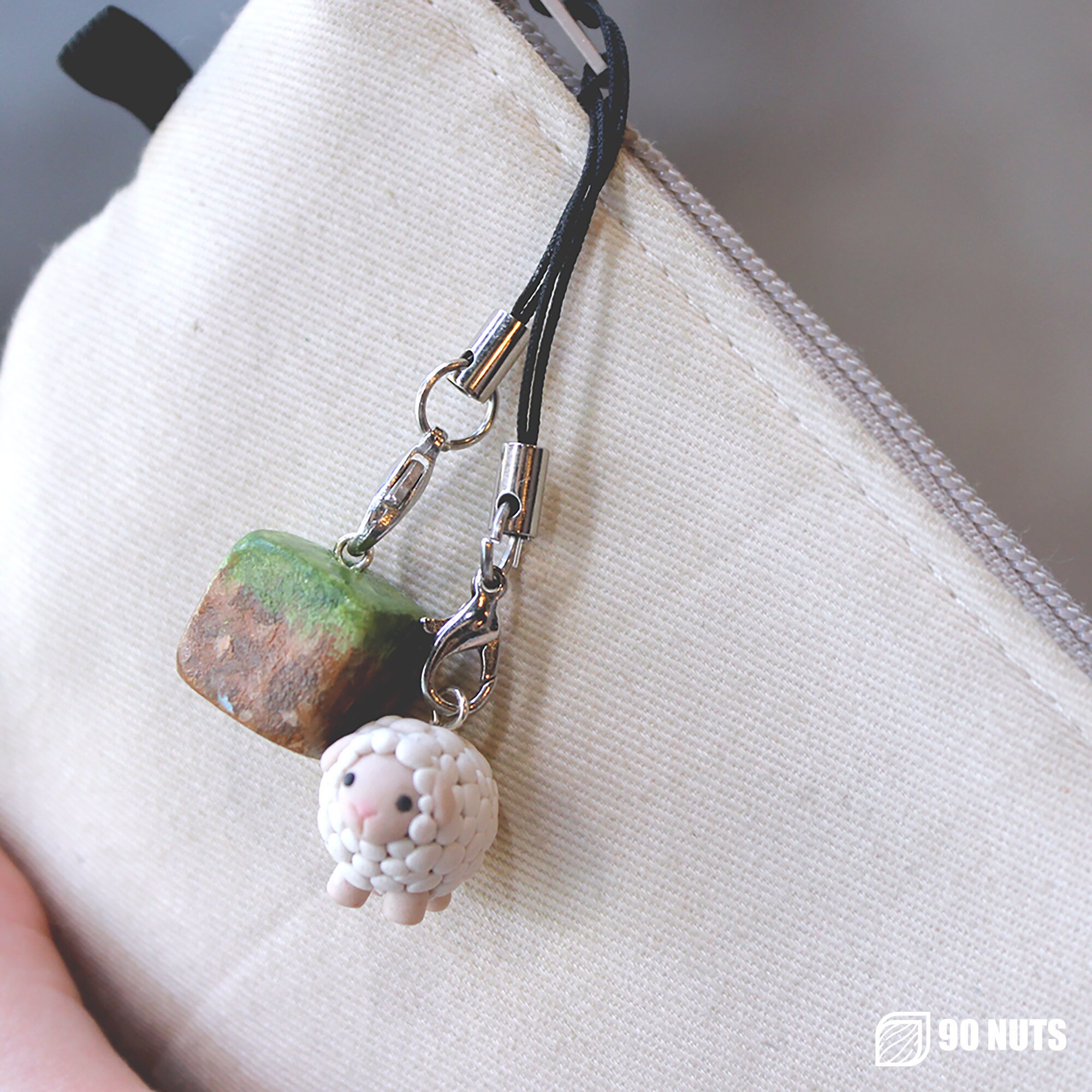 Sheepie Sheep Charm Lamb Keychain Miniature Animal - Etsy