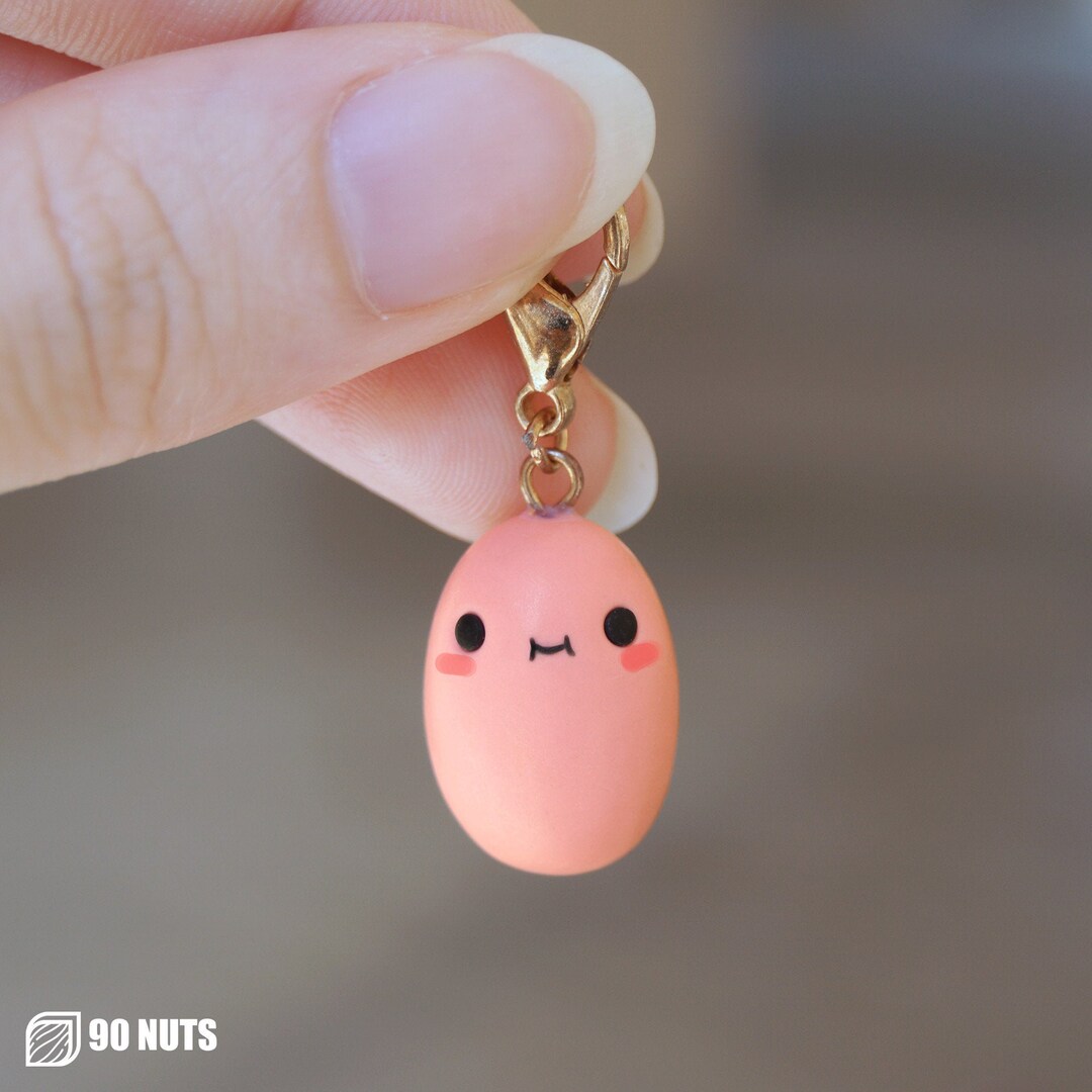 Kawaii Potato Polymer Clay Pink Potato Charm Handmade - Etsy