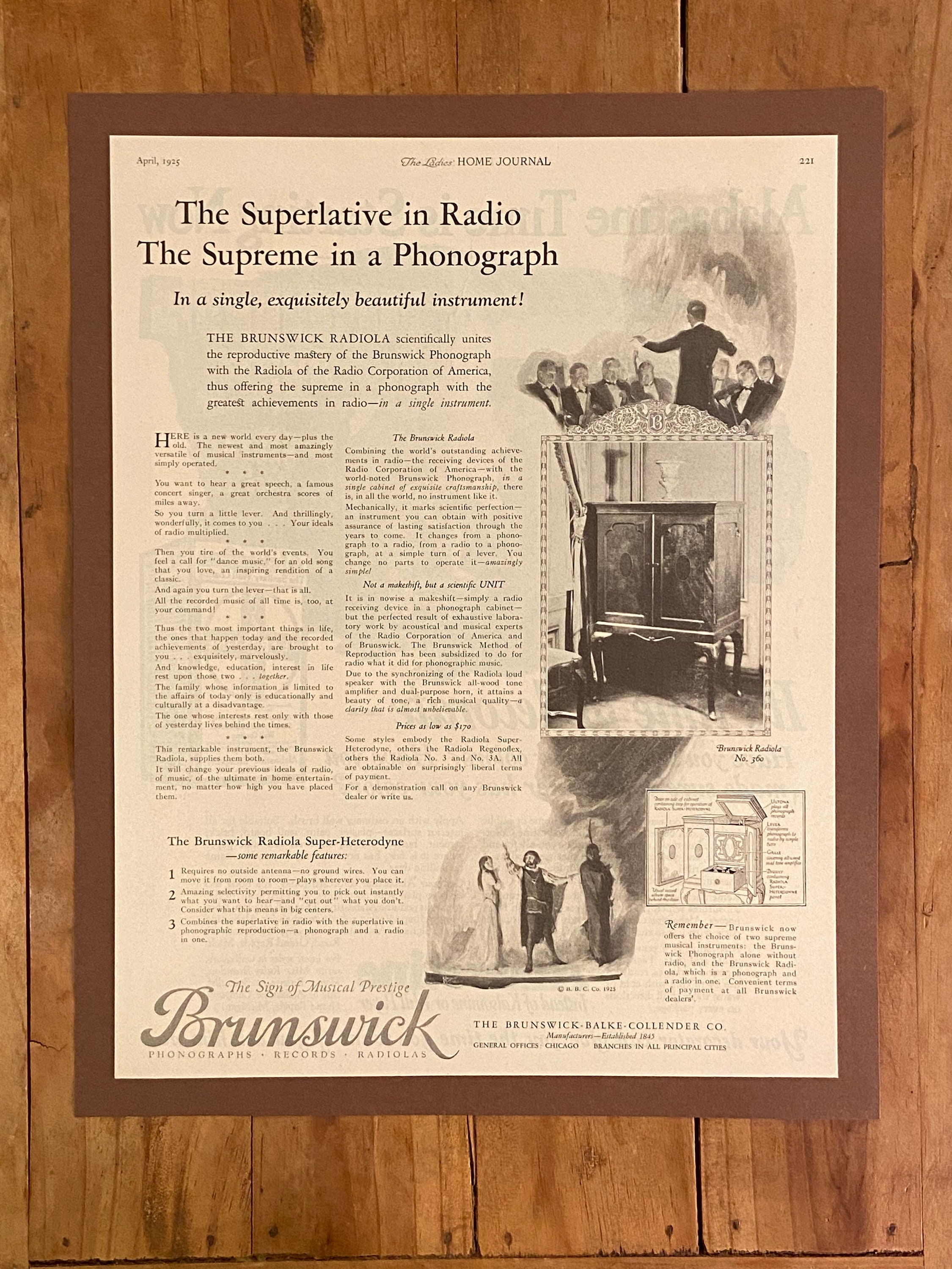 Brunswick Phonograph for sale | Only 4 left at -75%