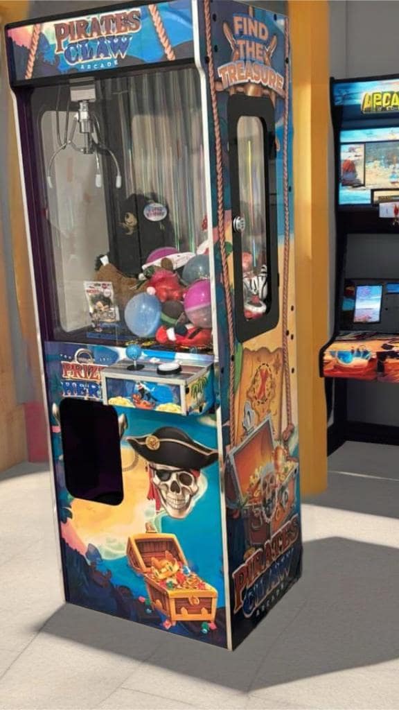 Arcade1up Claw Machine Pirate Theme Claw Wrap - Etsy België