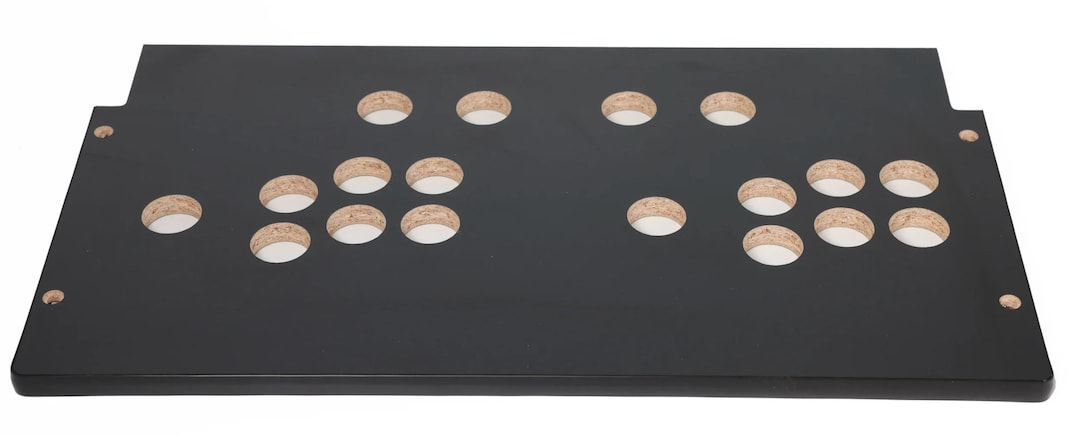 Arcade1up 16 Button Control Panel Black Melamine - Etsy