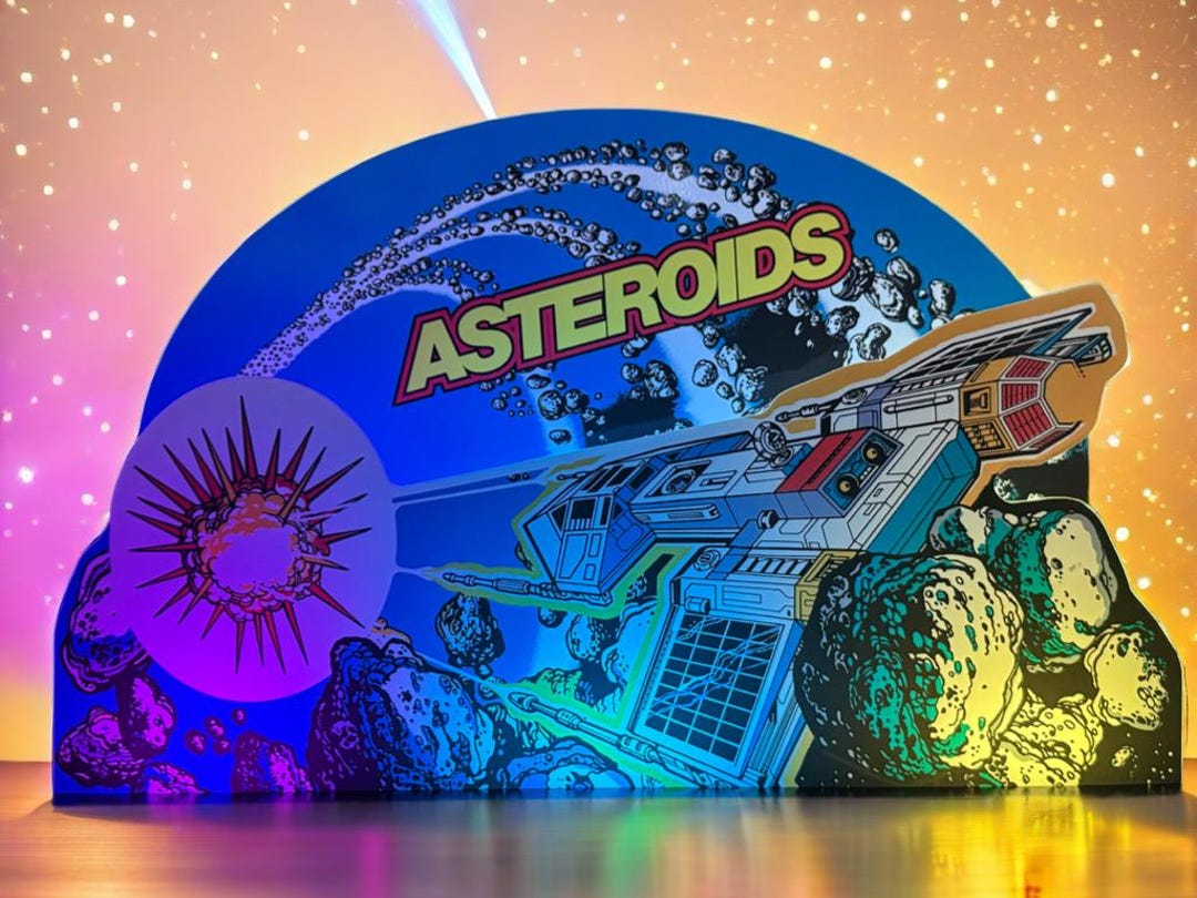 Asteroids Arcade Led Topper - Etsy