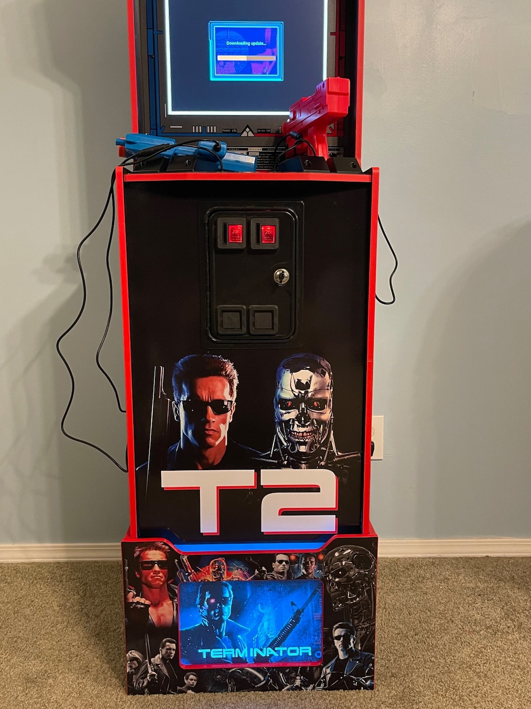 Arcade1up Terminator Coin Door Panel Kit NOT A FULL MACHINE - Etsy