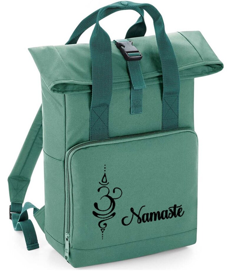 Yoga Bag Breathe Symbol Namaste Backpack Meditation - Etsy