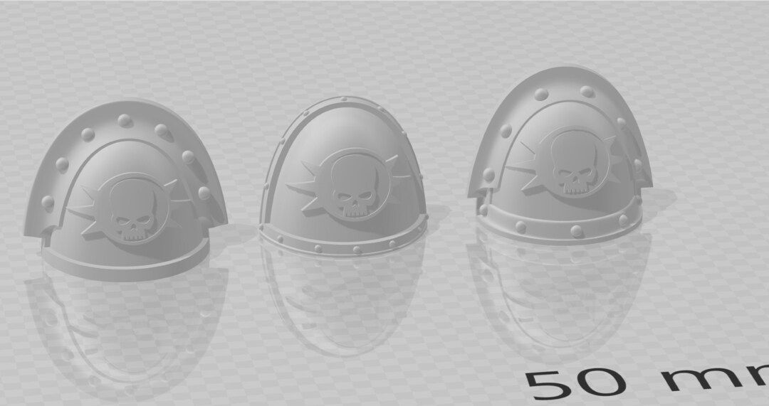 BITS Death Guard Shoulder Pads X10 - Etsy