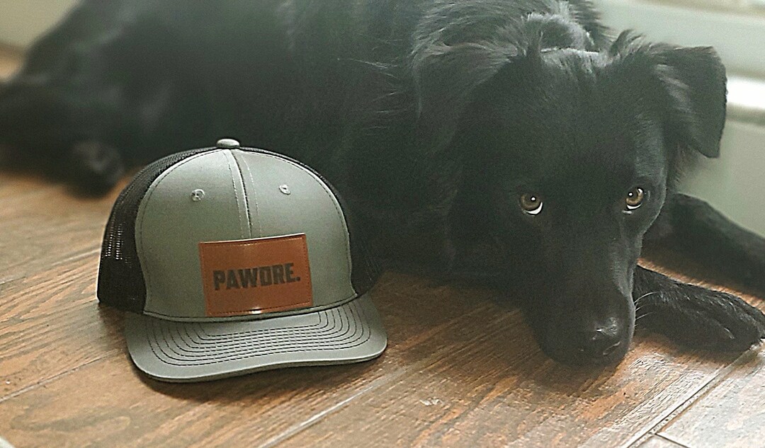 Mens Hats Dog Leather Patch - Etsy