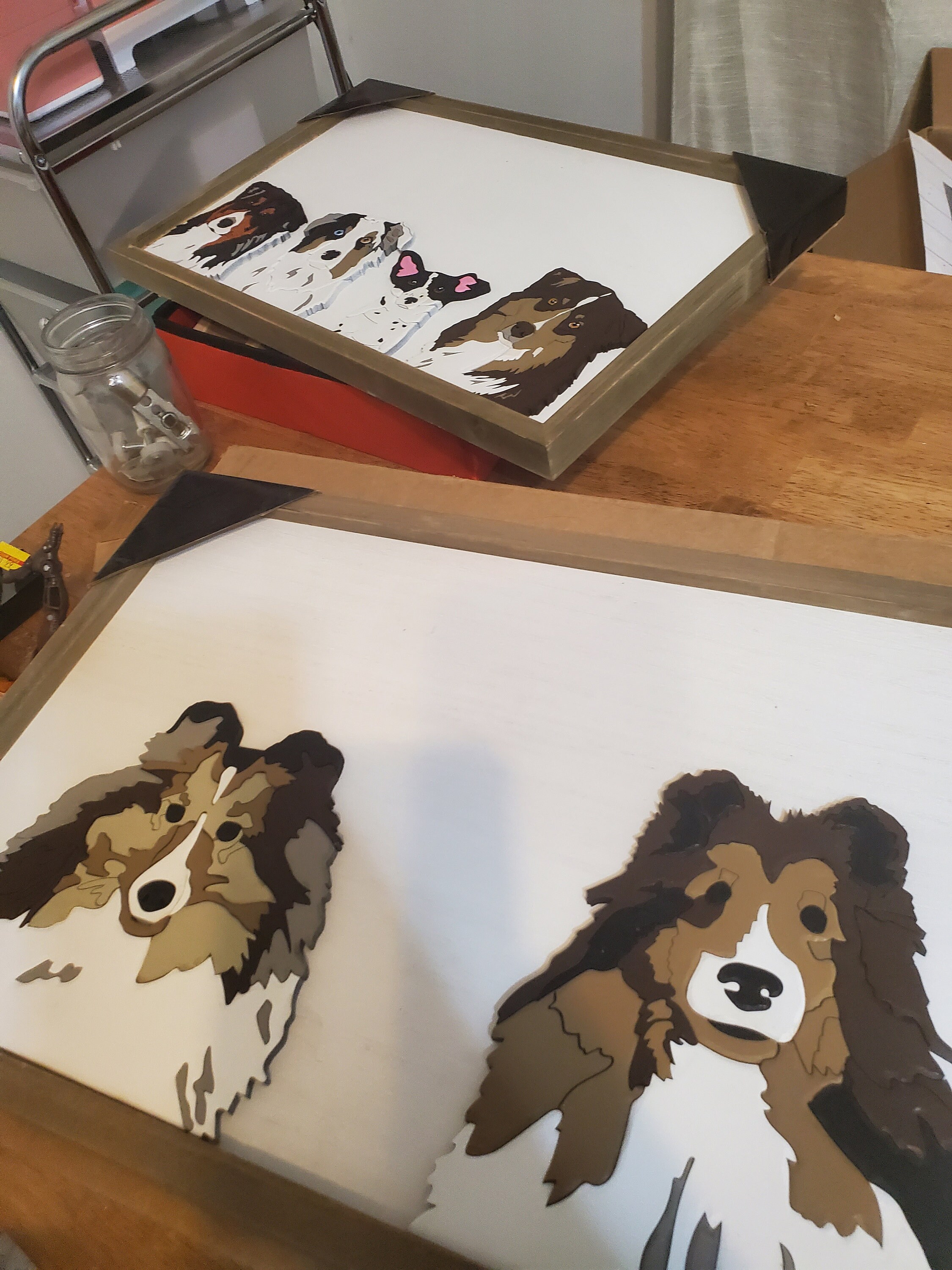 Custom Dog Face Portraits - Etsy