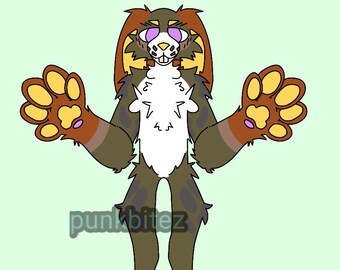 Anthro Bunny Rabbit Furry Oc Fursona Adopts - Etsy