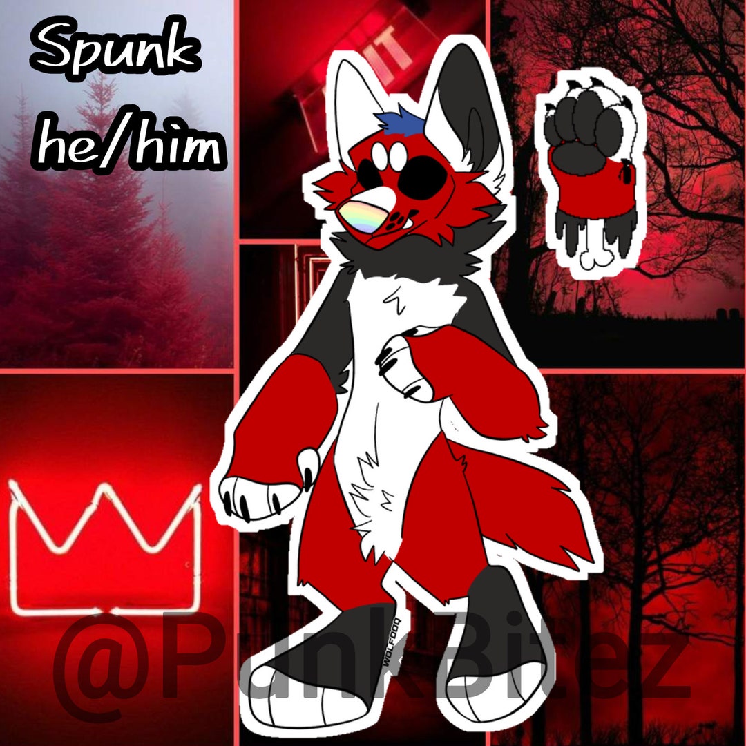 Red Wolf Furry Fursona Oc Adopt - Etsy Australia