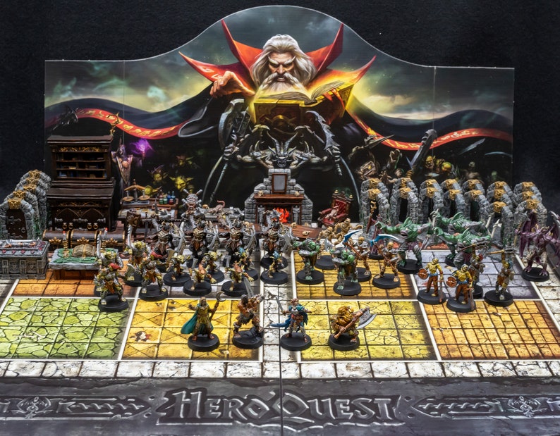Professionally Painted Heroquest Core Set - Etsy
