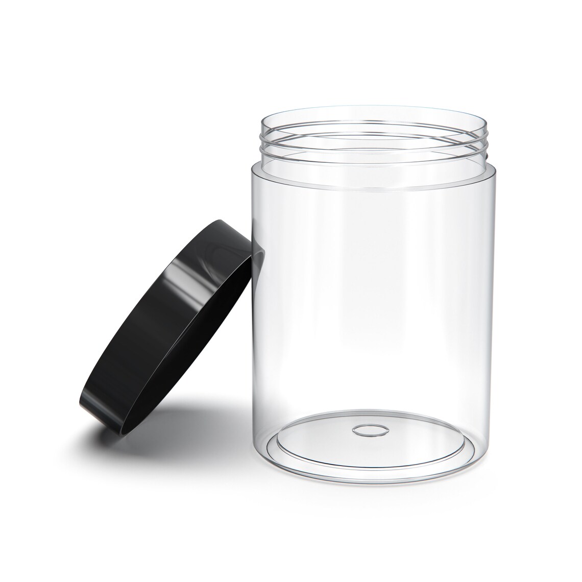 8oz Container With Lids 30 Pack Clear Plastic Round Storage | Etsy