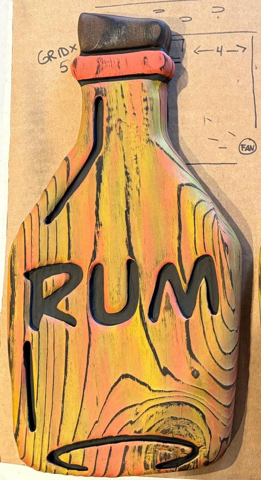 Rum Wall Art Wood Carving - Etsy