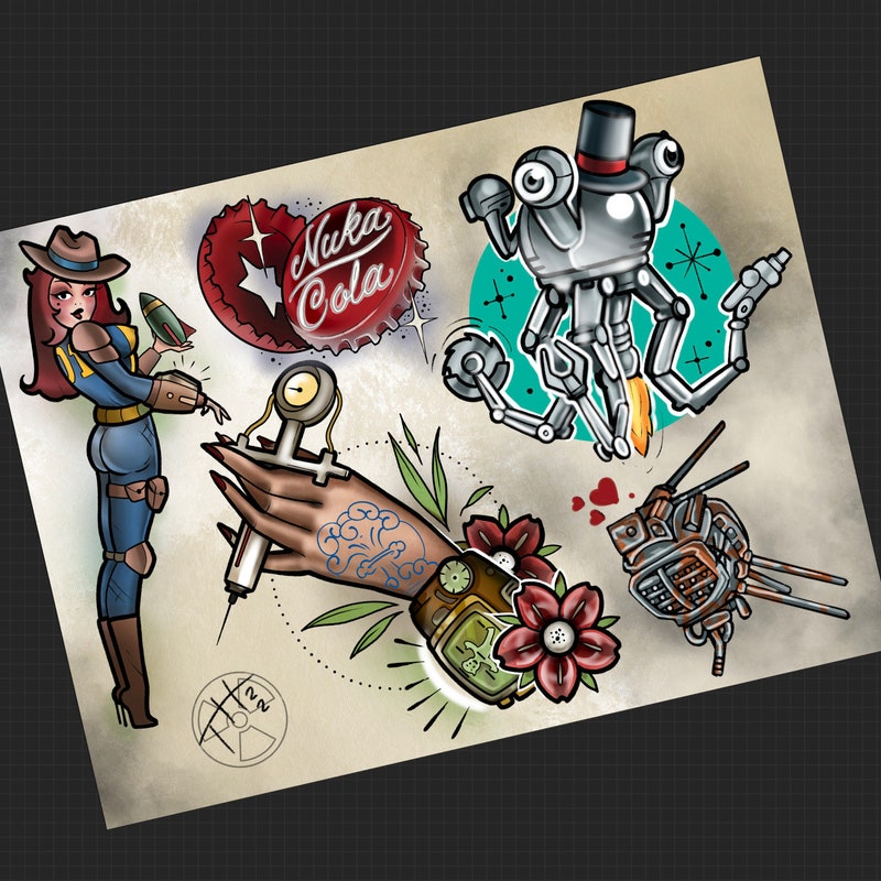 Tattoo Flash - Etsy