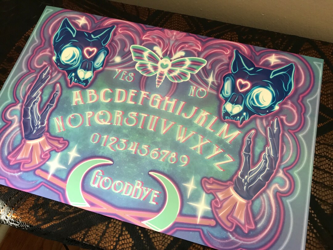 Pretty & Pastel Ouija Board Print - Etsy