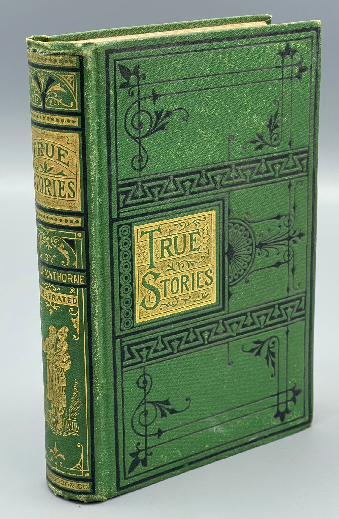 True Stories From History and Biography by Nathaniel Hawthorne Gilt ...