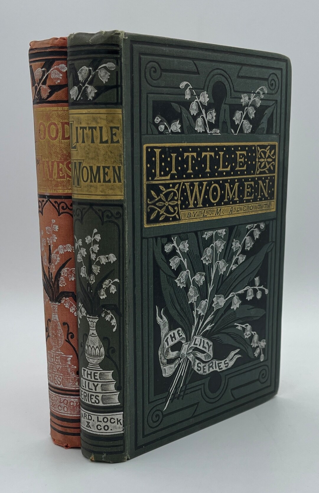 Little Women & Good Wives 2 Volumes Louisa May Alcott 1880s the Lily ...