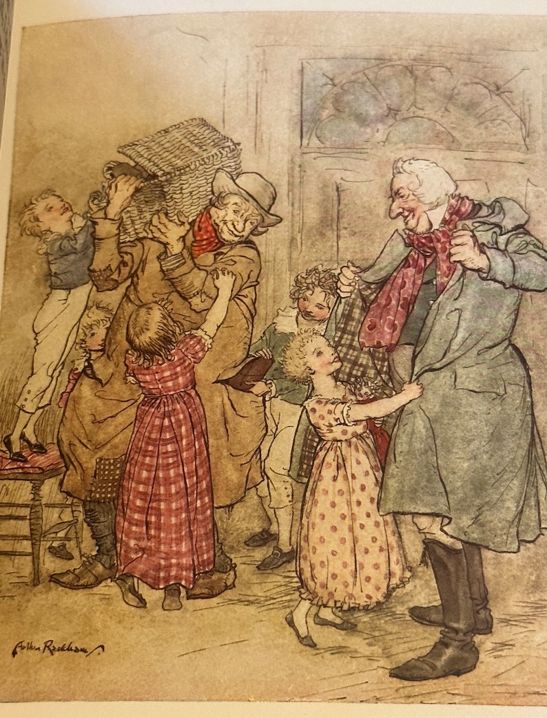 A Christmas Carol Illustrated by Arthur Rackham 1964 Charles Dickens ...