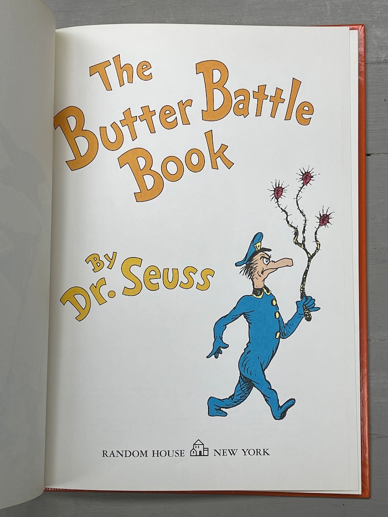 The Butter Battle Book by Dr. Seuss First Edition 1984 - Etsy
