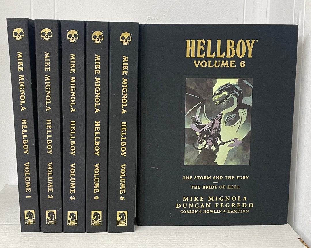 Hellboy. the Library Edition. Six Volume Set Mike Mignola. - Etsy
