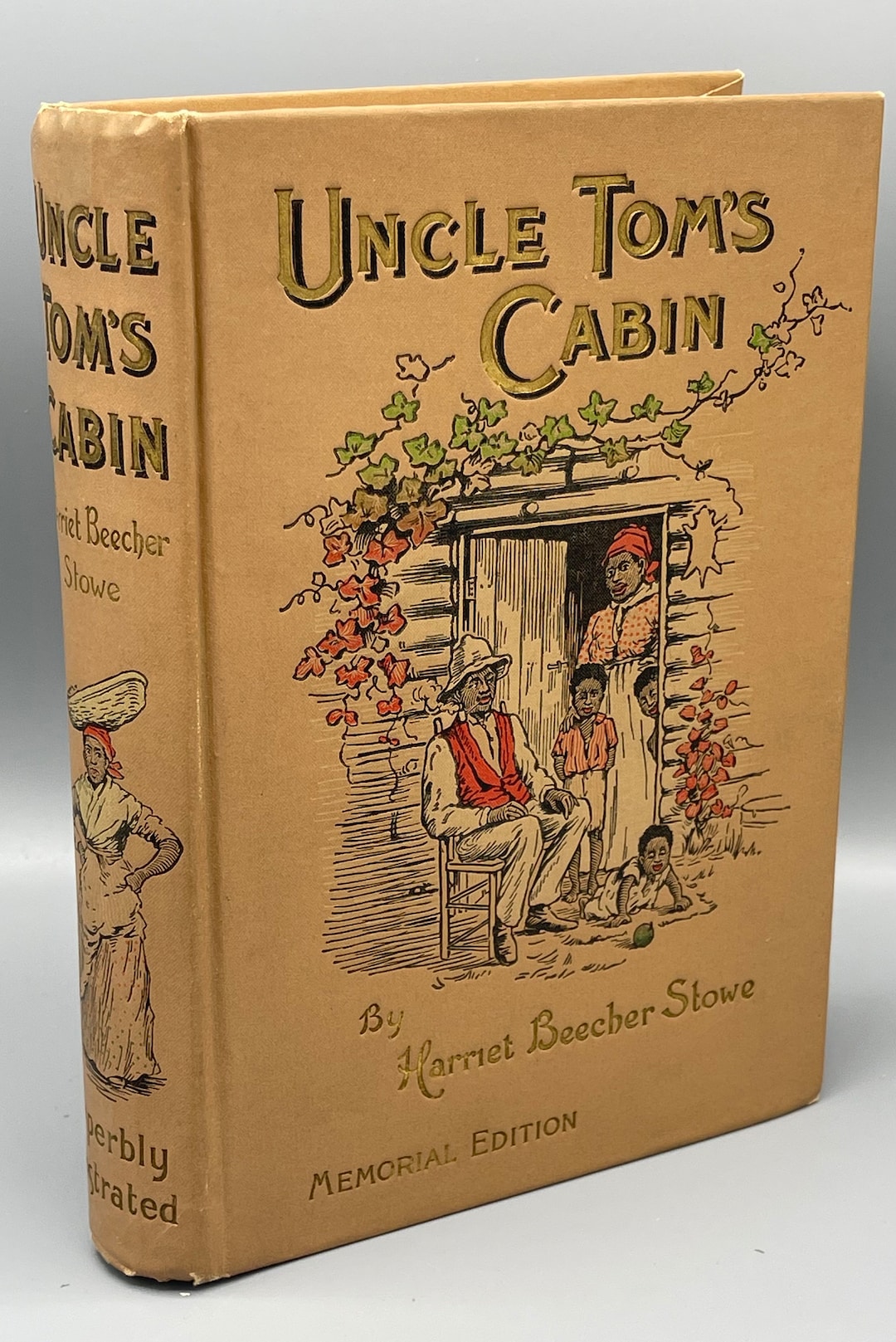 Uncle Tom's Cabin by Harriet Beecher Stowe 1897 Beautiful Antique ...