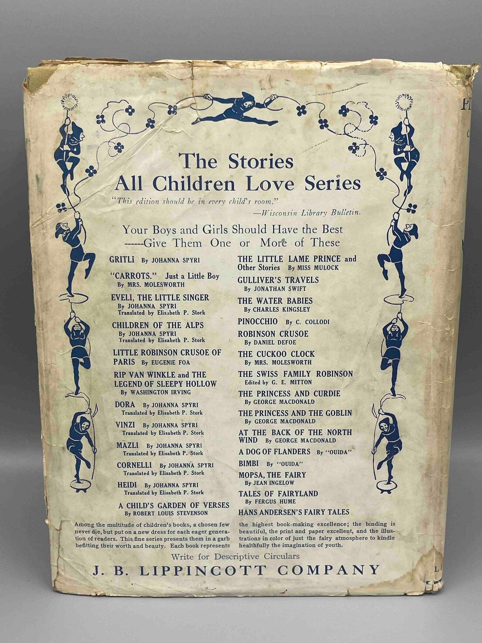 Pinocchio Illustrated by Maria Kirk 1920 Carlo Collodi Vintage Book ...