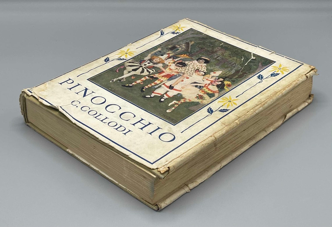 Pinocchio Illustrated by Maria Kirk 1920 Carlo Collodi Vintage Book ...