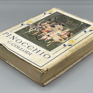 Pinocchio Illustrated by Maria Kirk 1920 Carlo Collodi Vintage Book ...