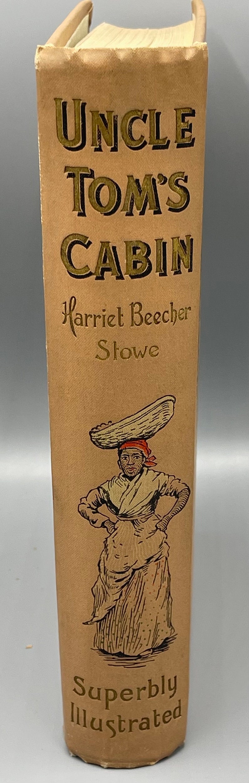 Uncle Tom's Cabin by Harriet Beecher Stowe 1897 Beautiful Antique Illustrated Memorial Edition ...