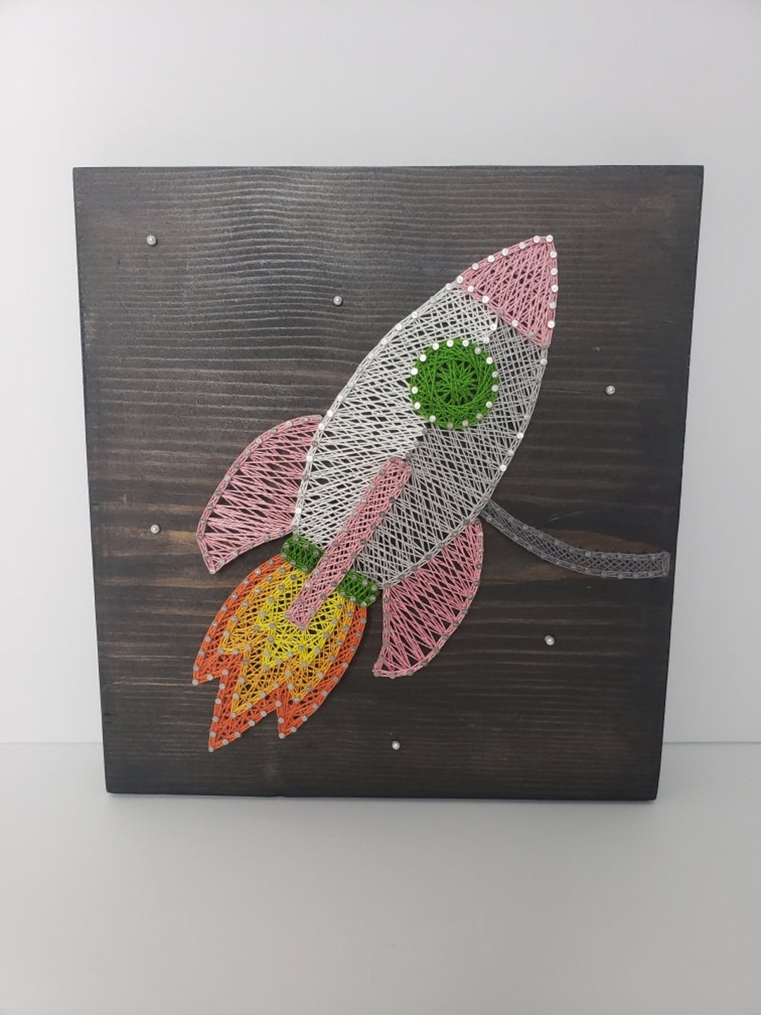 Nursery String Art Space Rocket Décor Space Wall Art Kids - Etsy