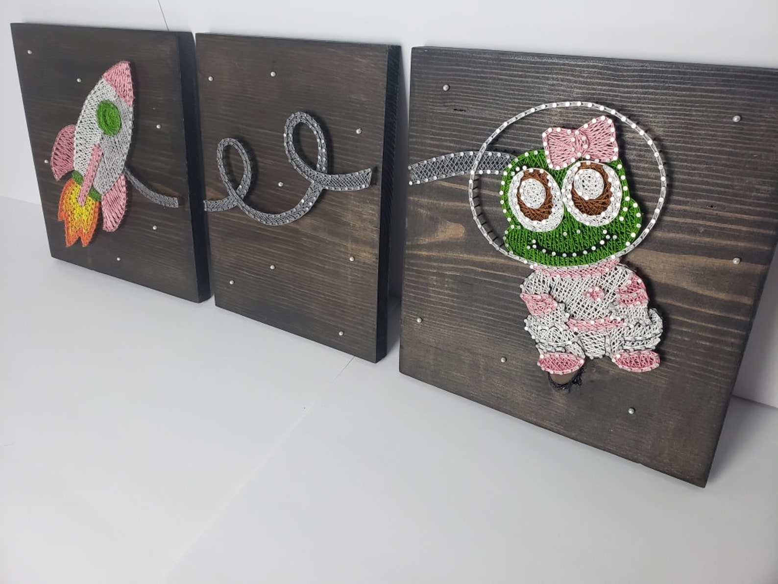 Nursery String Art Space Rocket Décor Space Wall Art Kids - Etsy