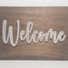Welcome String Art, Welcome Sign, Welcome Sign String Art, Greeting ...