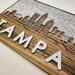 Tampa Skyline String Art, Custom City Skyline String Art Gift, Tampa ...