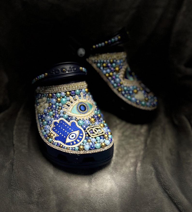 Custom Blinged-out Clogs - Etsy