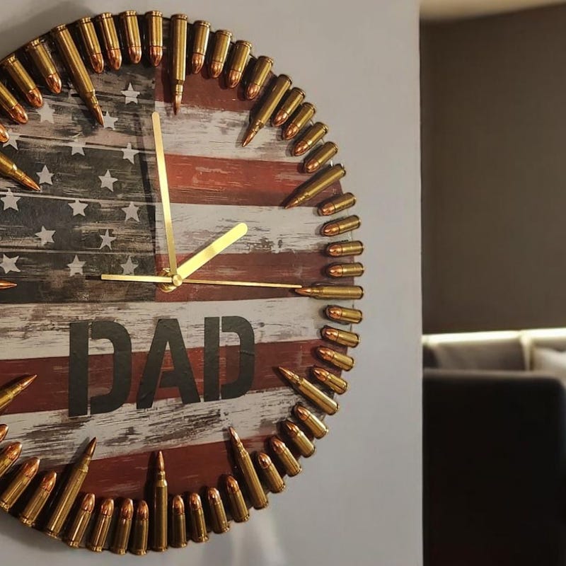 Bullet Clock - Etsy