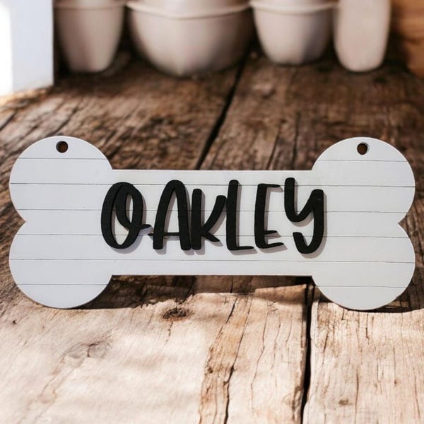 Dog Name Plates - Etsy
