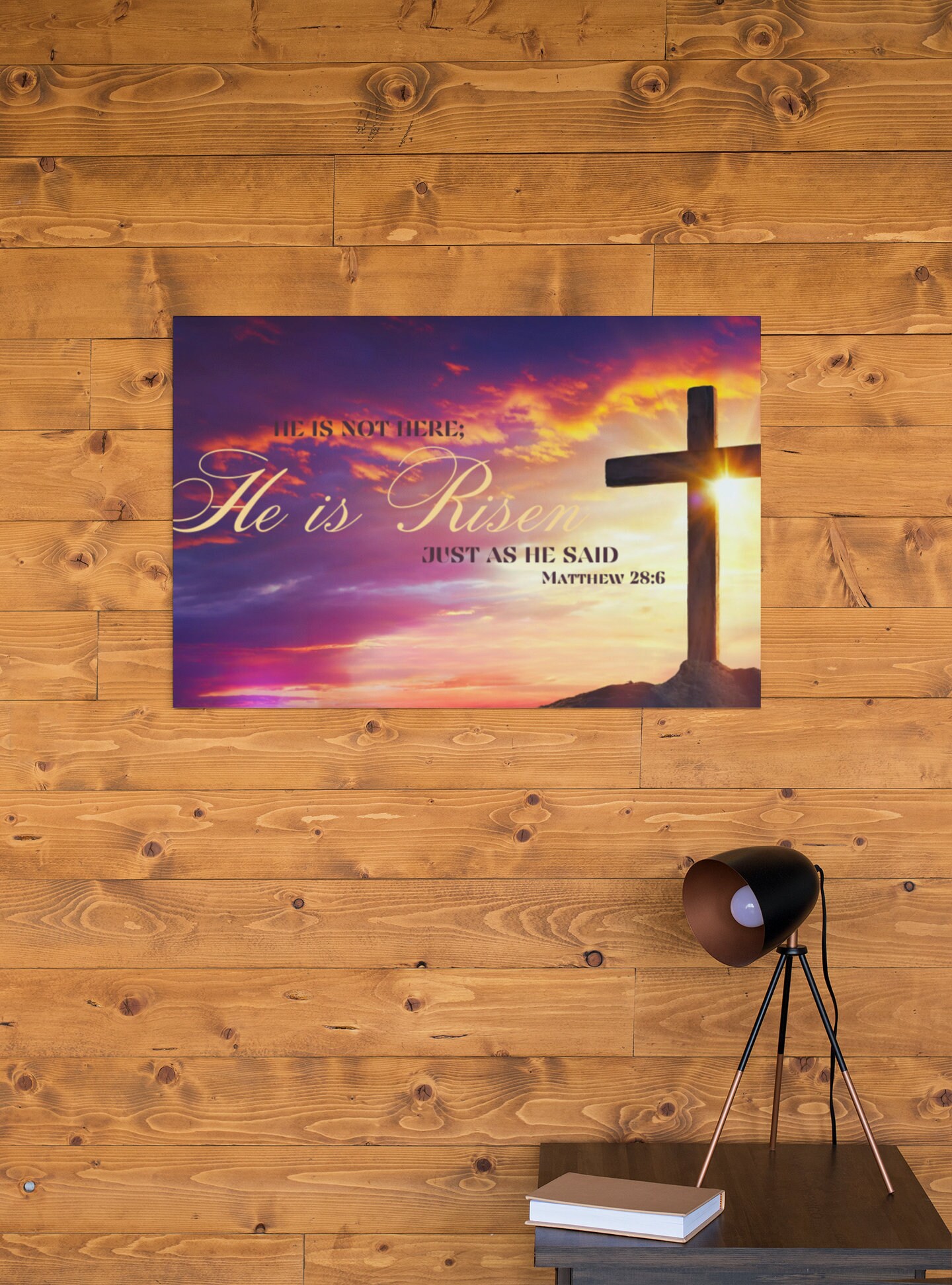 Christian Wall Decor He is Rising Sign Matthew 28:6 Sign - Etsy