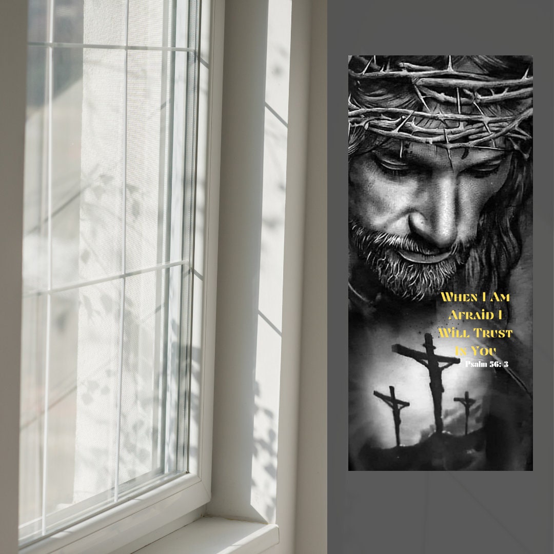 Christian Wall Decor Scripture Psalm 56:3 Art Canvas Wall Art - Etsy