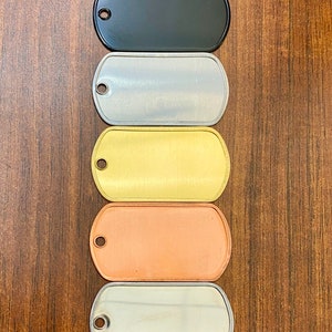 Military Couple Dog Tags Personalized - Etsy