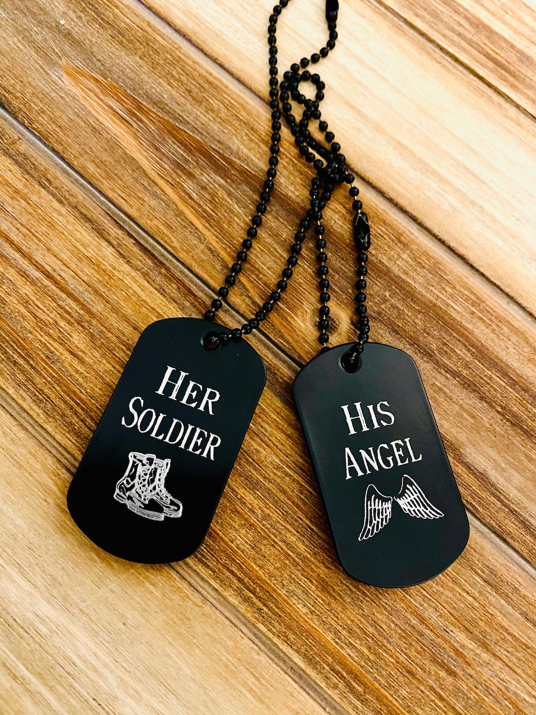 Military Couple Dog Tags Personalized - Etsy
