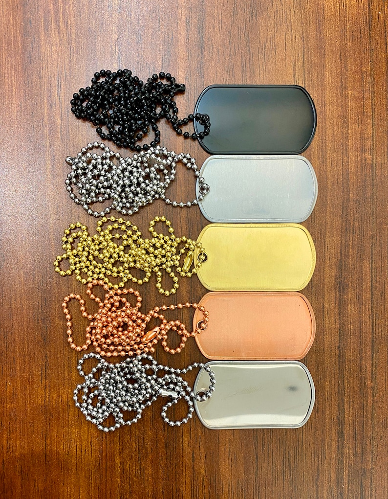 Military Couple Dog Tags Personalized - Etsy