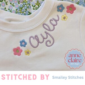 Caroline Flower Bunch Machine Embroidery Design - Etsy