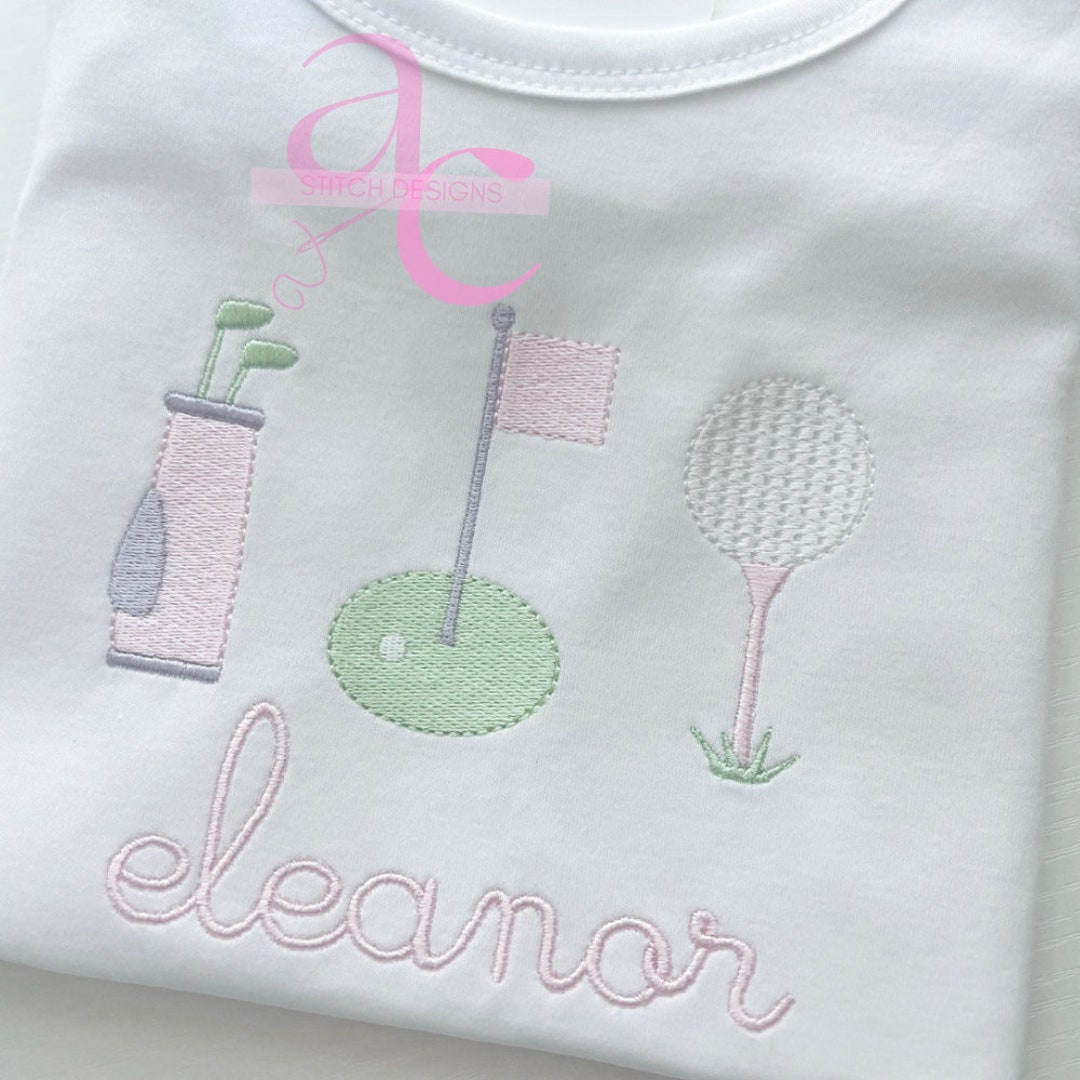 Set of Three Golf Mini Fill Machine Embroidery Designs - Etsy