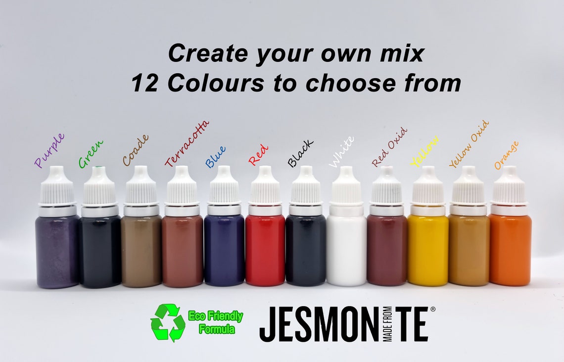 Jesmonite Pigment 12 x 18ml 12 Farbvariation zur Auswahl | Etsy
