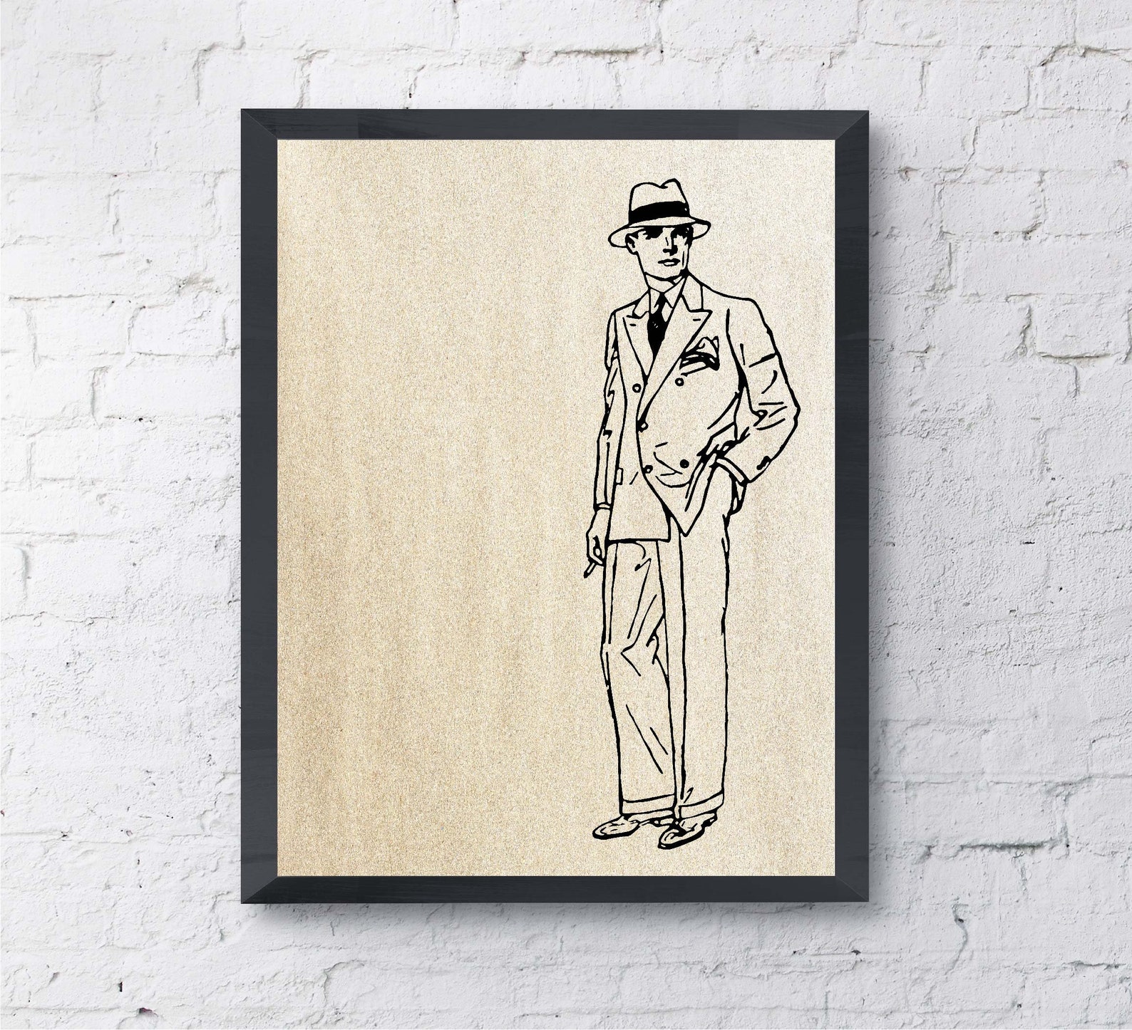 Vintage Men's Fashion Digital Poster | 1926 | INSTANT DOWNLOAD ...
